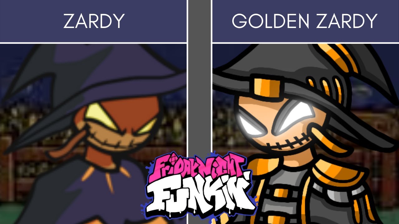 Golden Zardy - Friday Night Funkin Mod Fanart - YouTube