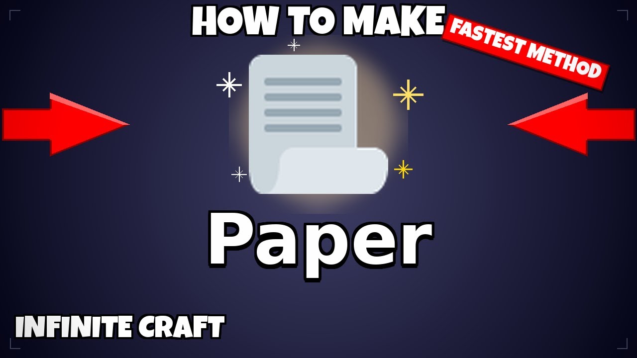 How to make 📃 Paper - Infinite Craft - YouTube