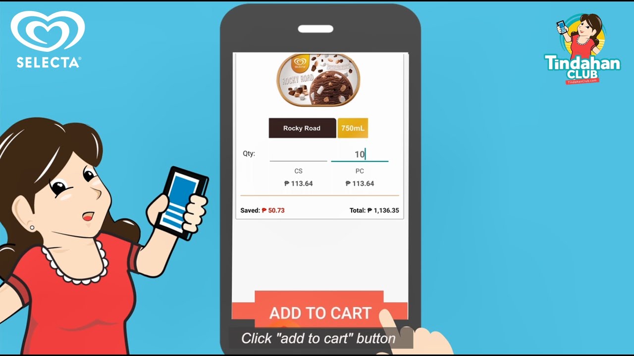 How to Order Selecta Tindahan Club - YouTube