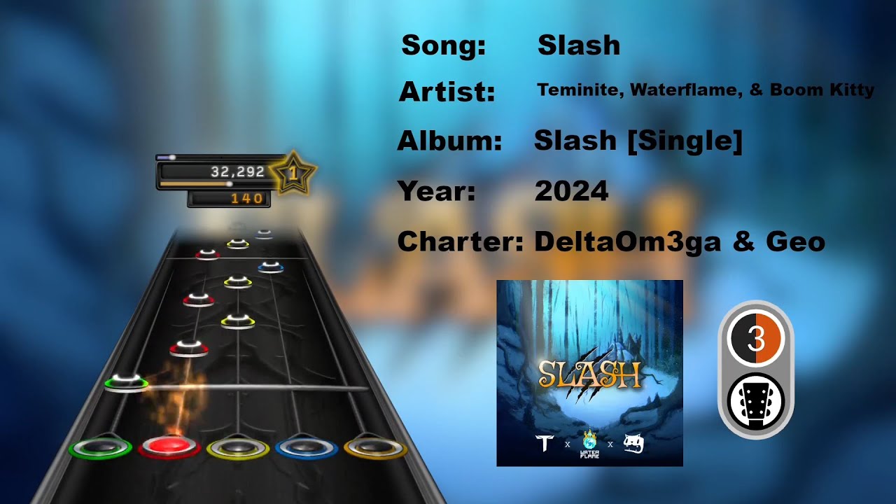 Teminite, Waterflame, & Boom Kitty - Slash | Clone Hero/YARG Custom ...