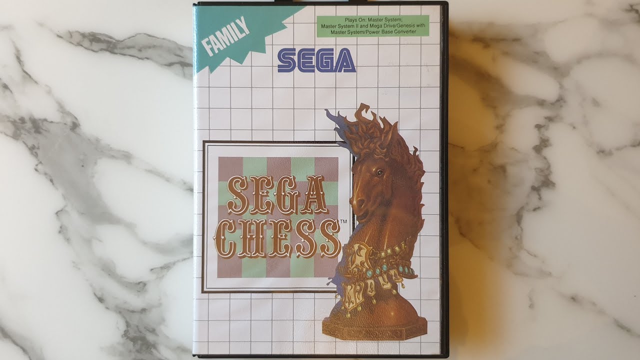 Sega Chess | Beginner Match Against Computer | Sega Master System - YouTube