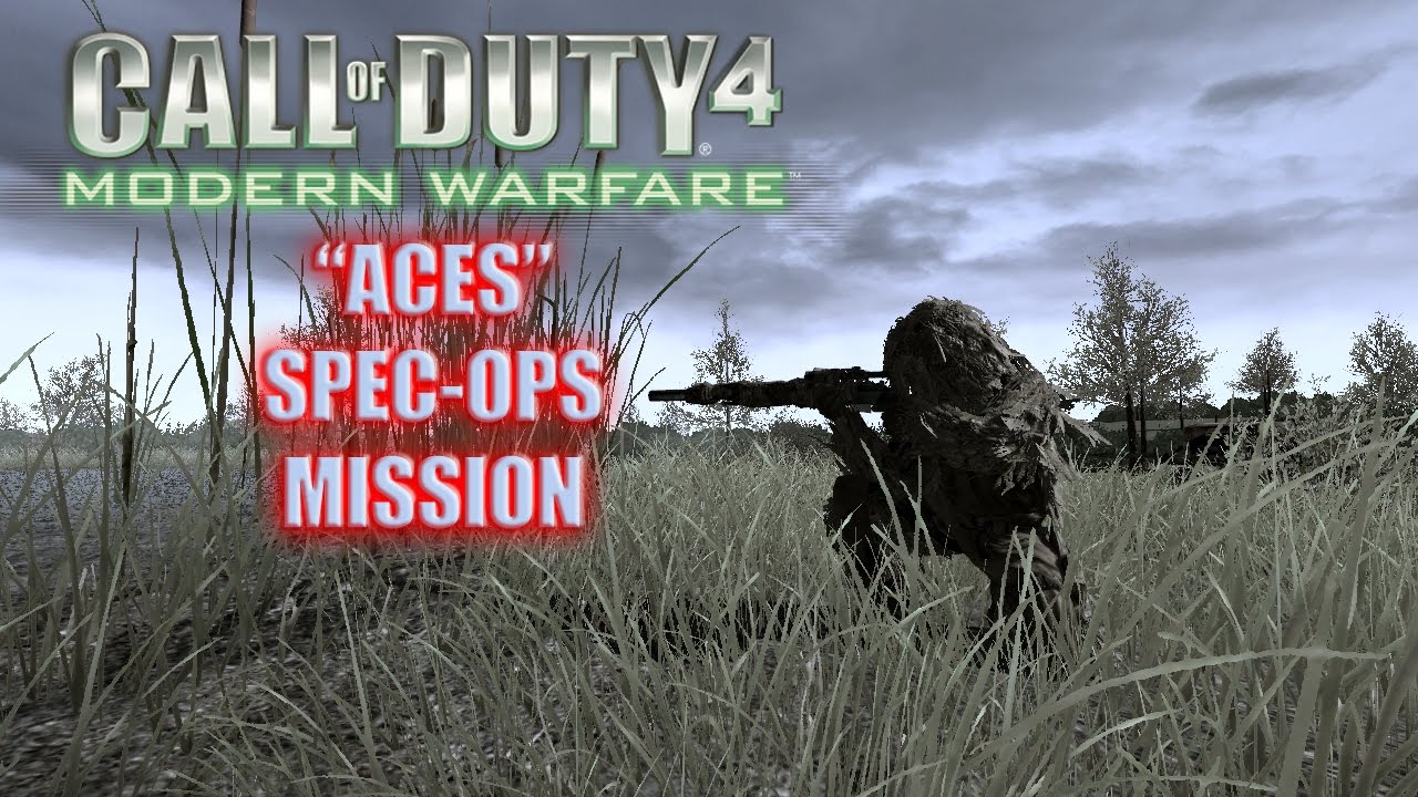 Call of Duty 4: "Aces" Spec-Ops Mission - YouTube