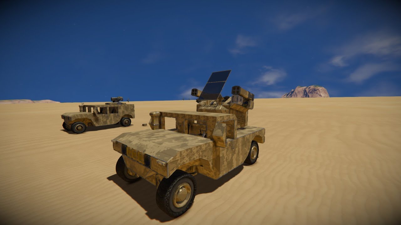 Space Engineers Ep 66 More Humvee Variants and Trailers - YouTube
