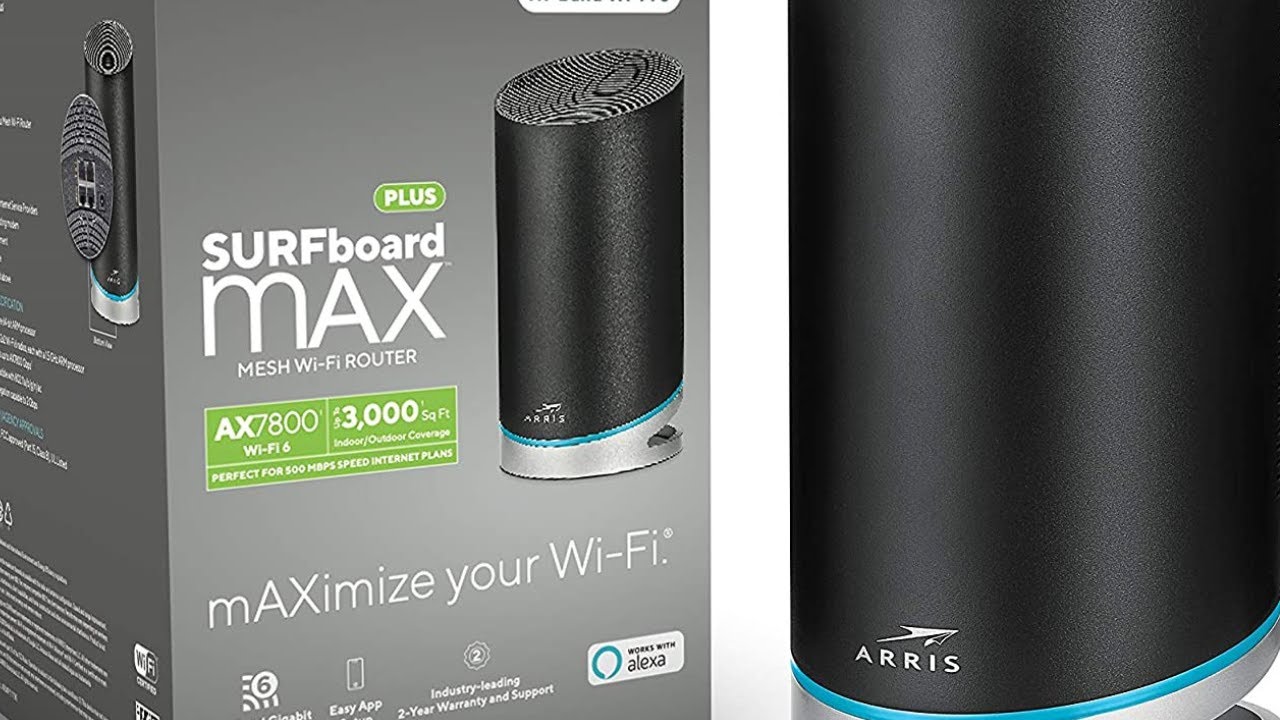 ARRIS SURFboard mAX W30 Tri-Band Mesh Ready Wi-Fi 6 Router | AX7800 Wi ...