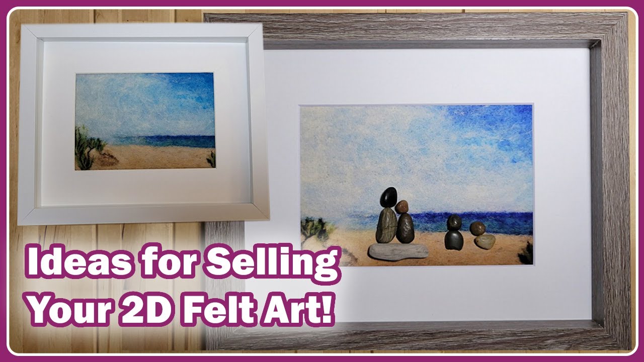 Ideas for Selling Your 2D Felt Art! Pebble People, Examples, and ...