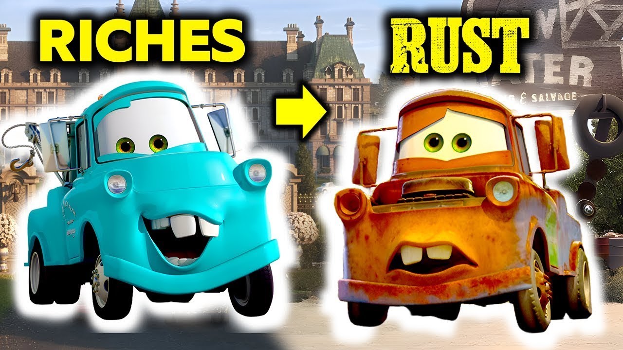 How Mater Went From HELLA Rich To REALLY Rusty In Pixar Cars...FULL ...