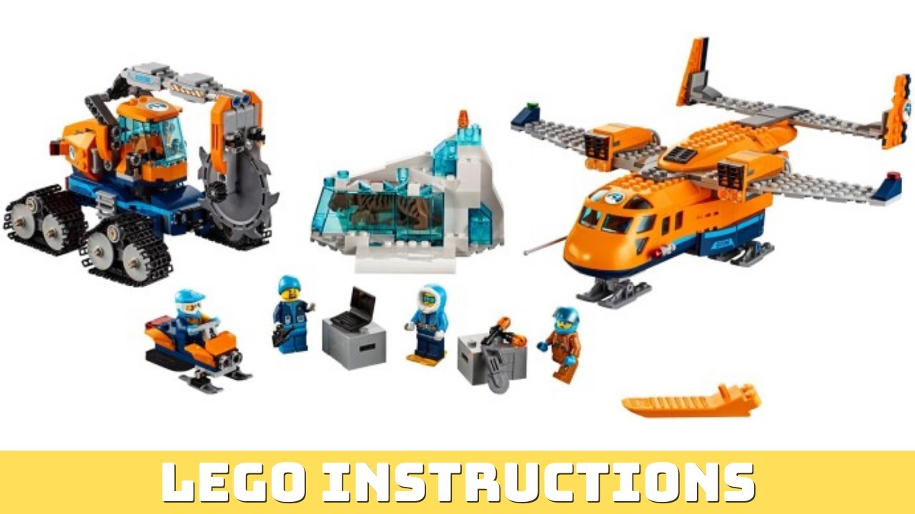 LEGO instructions | CITY | 60196 | Arctic Supply Plane - YouTube