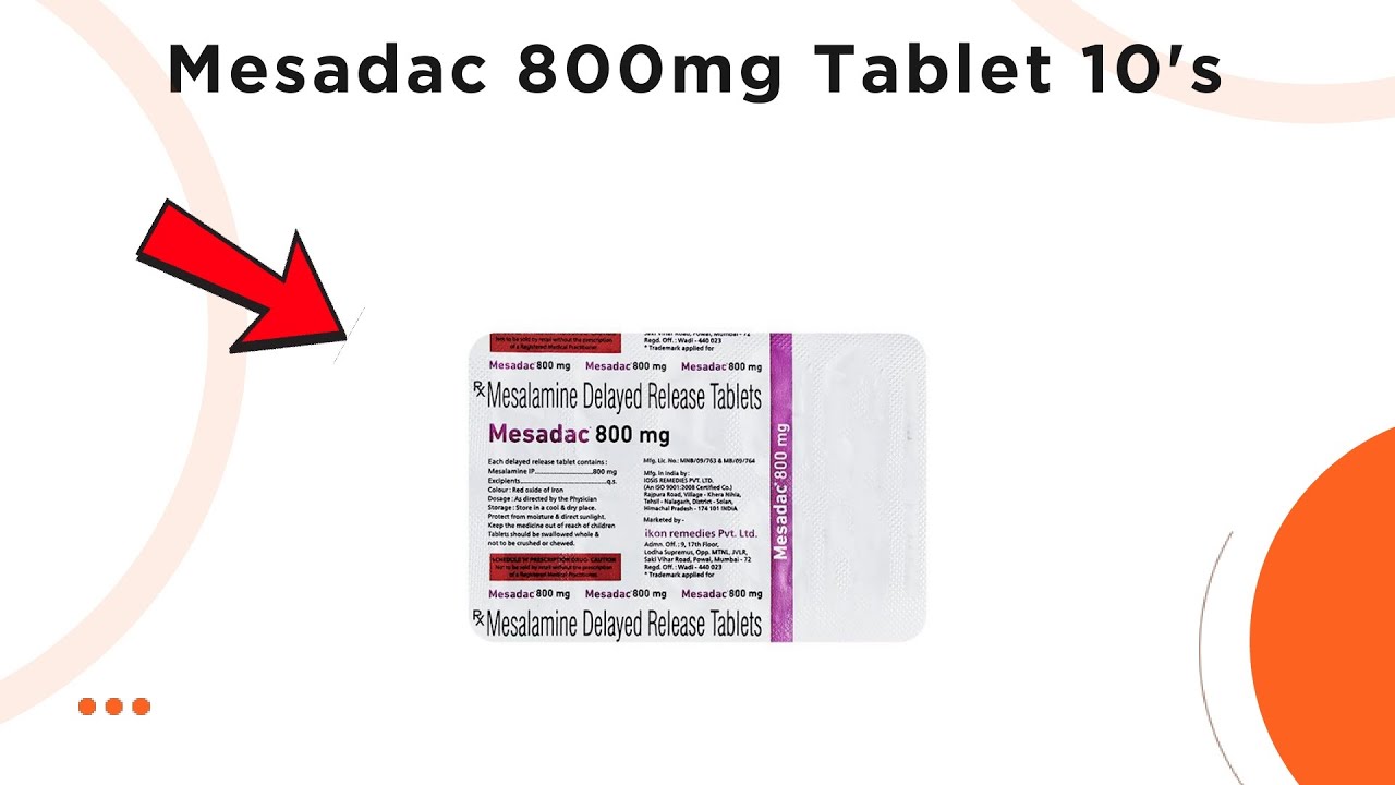 Mesadac 800mg Tablet - Uses, Side Effects & Dosage - YouTube