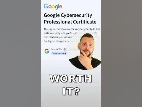 Is The Google Cybersecurity Professional Certificate Worth It? 🧐 - YouTube