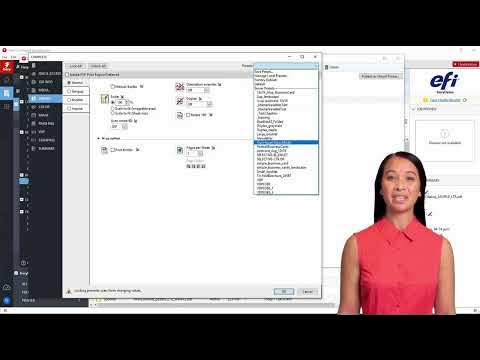 Selective settings presets - Fiery Command WorkStation 6.8 - YouTube