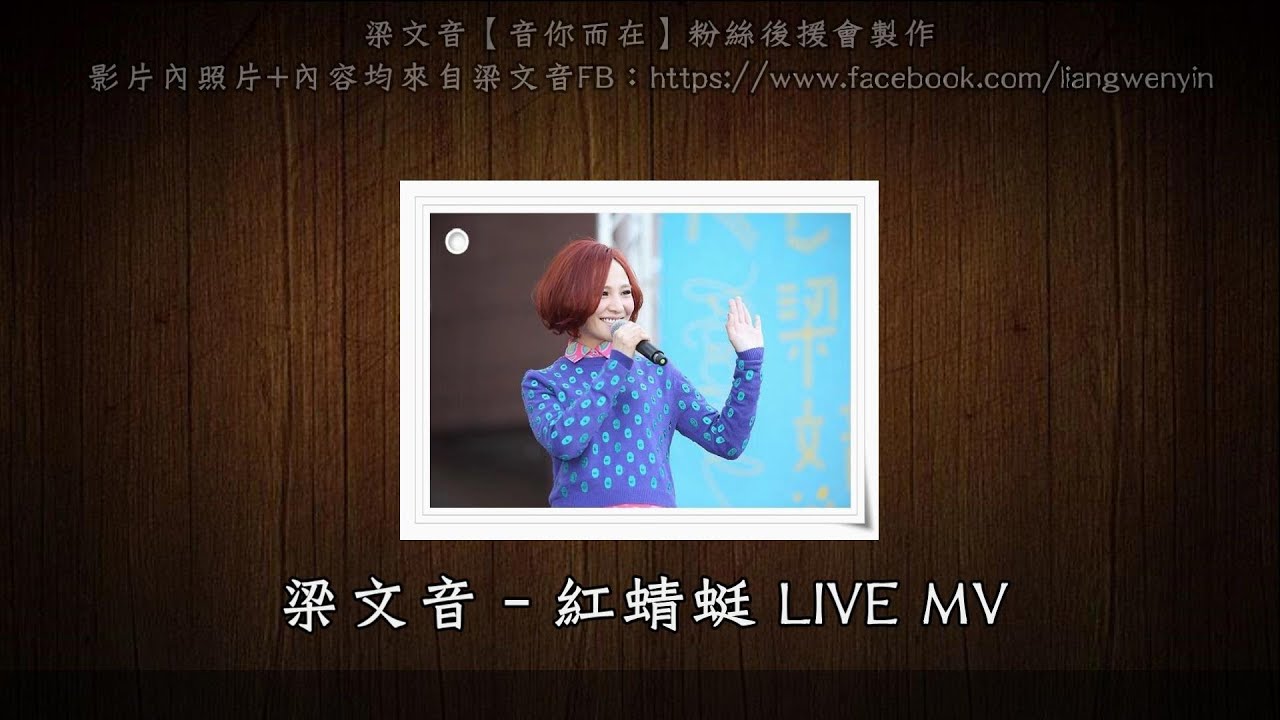 Rachel Liang 梁文音【紅蜻蜓】非官方現場LIVE HD MV - YouTube