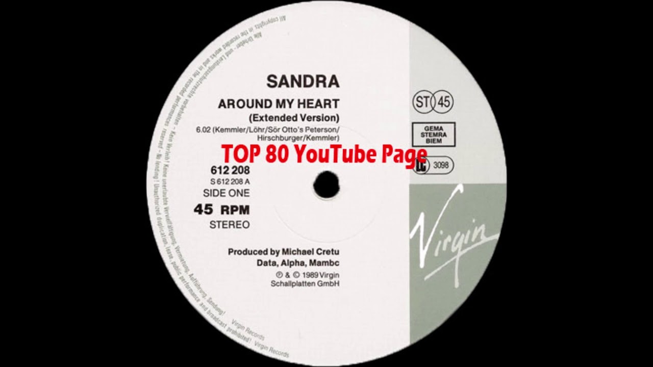 Sandra - Around My Heart (Extended Version) - YouTube