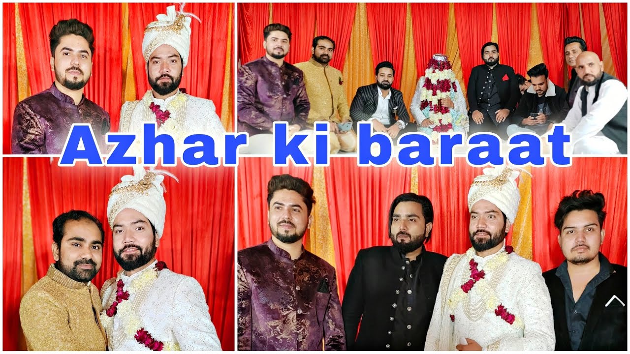 baraat ceremony | azhar ki baraat part 1 | muslim barat | @sabafoods1 ...