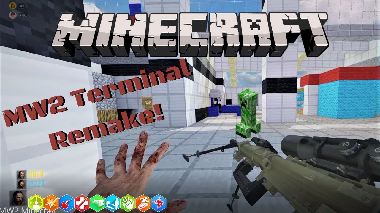 MW2 TERMINAL..BUT IT'S MINECRAFT EDITION!! (BLACK OPS 3 CUSTOM ZOMBIES ...
