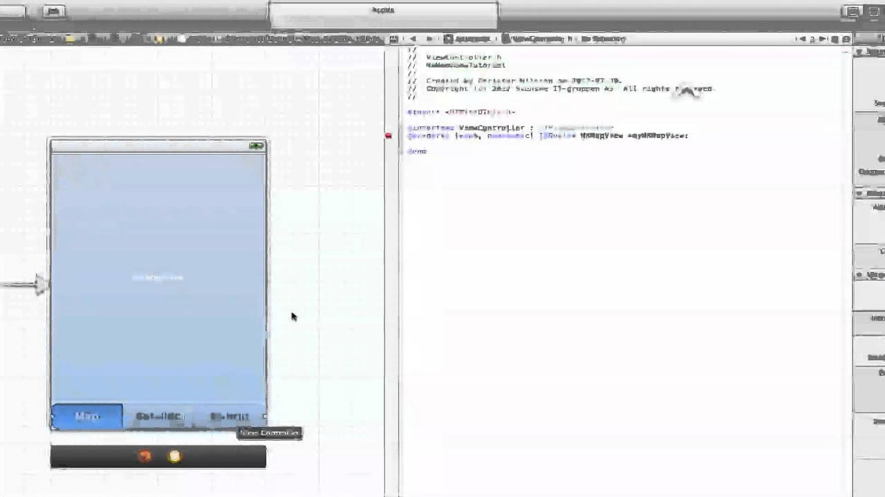 Xcode 43 Tutorial Show A Mkmapview In Storyboard Youtube