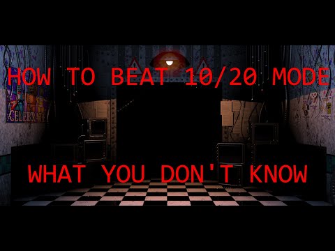 How to beat 10/20 Mode - FNaF 2 Walkthrough | FNaF Academy