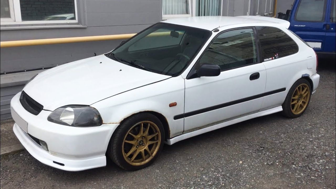 Honda Civic 6 - замеры, D16Y6 vs. B20 - YouTube