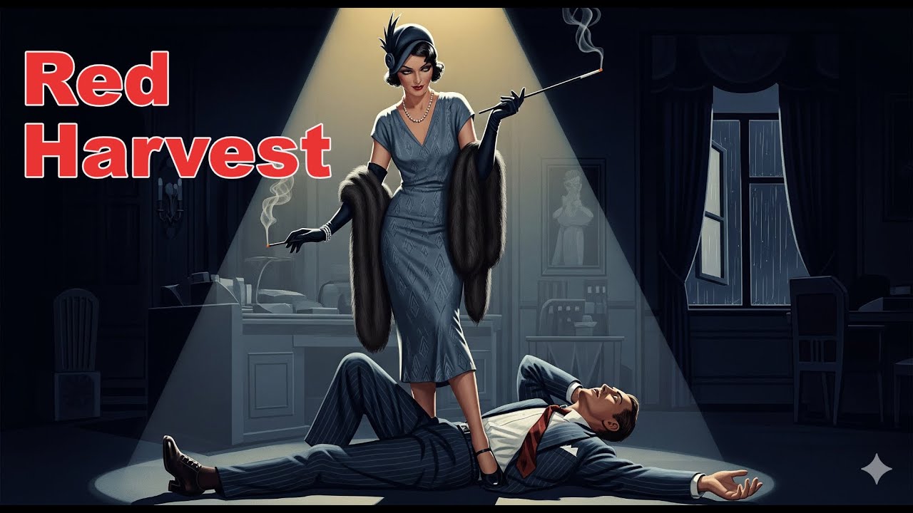 RED HARVEST: Chapters 12, 13, 14, 15, 16 by Dashiell Hammett and read ...