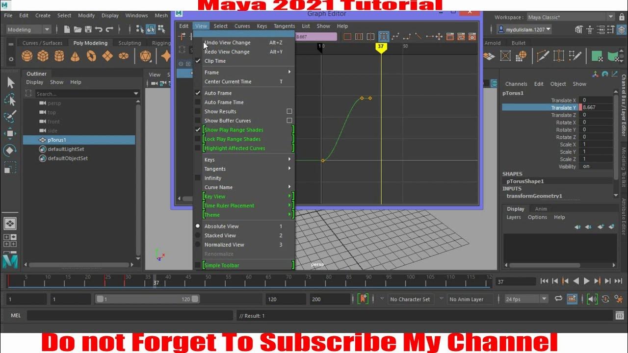 How to Mirror/Copy/Paste/Cut/Scale animation Keyframe in maya 2022 tutorial - YouTube