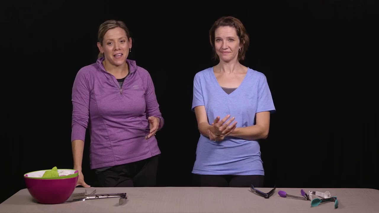 Finger and Hand Strengthening using Tongs! - YouTube