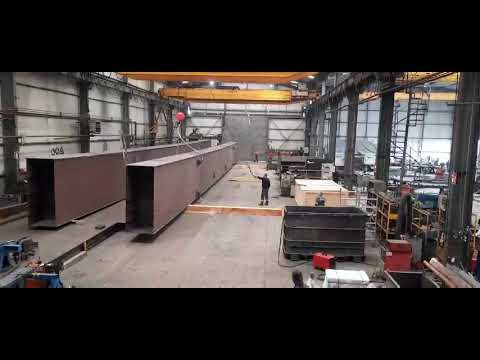 Γύρισμα γερανογεφυρας 100 τ - YouTube