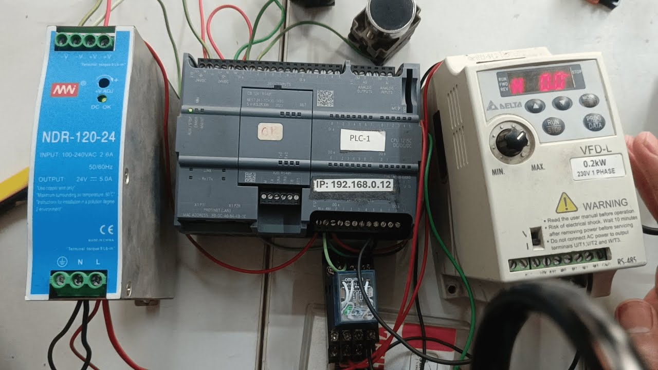 S7-1200 PLC দিয়ে VFD চালানো | Delta VFD Control with Siemens PLC | TIA Portal Bangla Tutorial ...