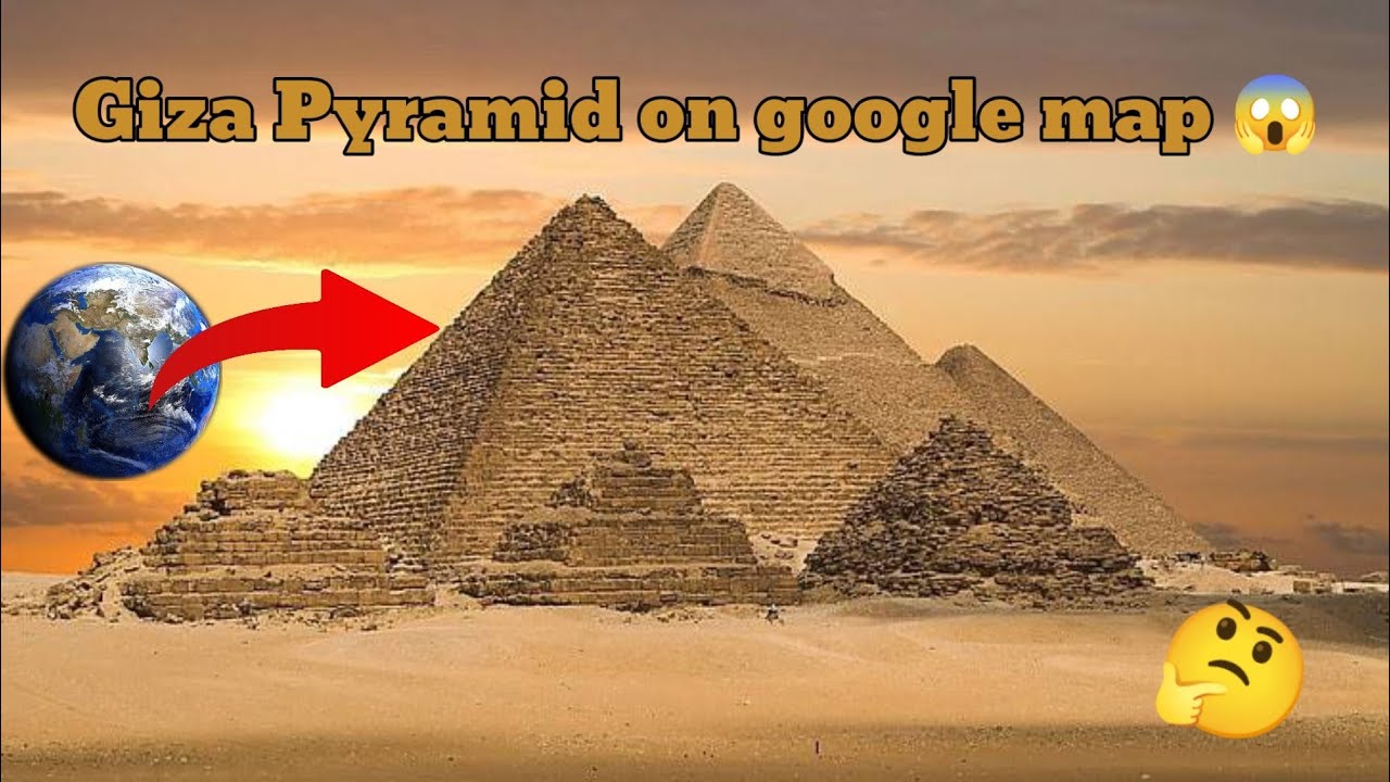 Giza pyramid on google map 😱#educationofearth#google - YouTube