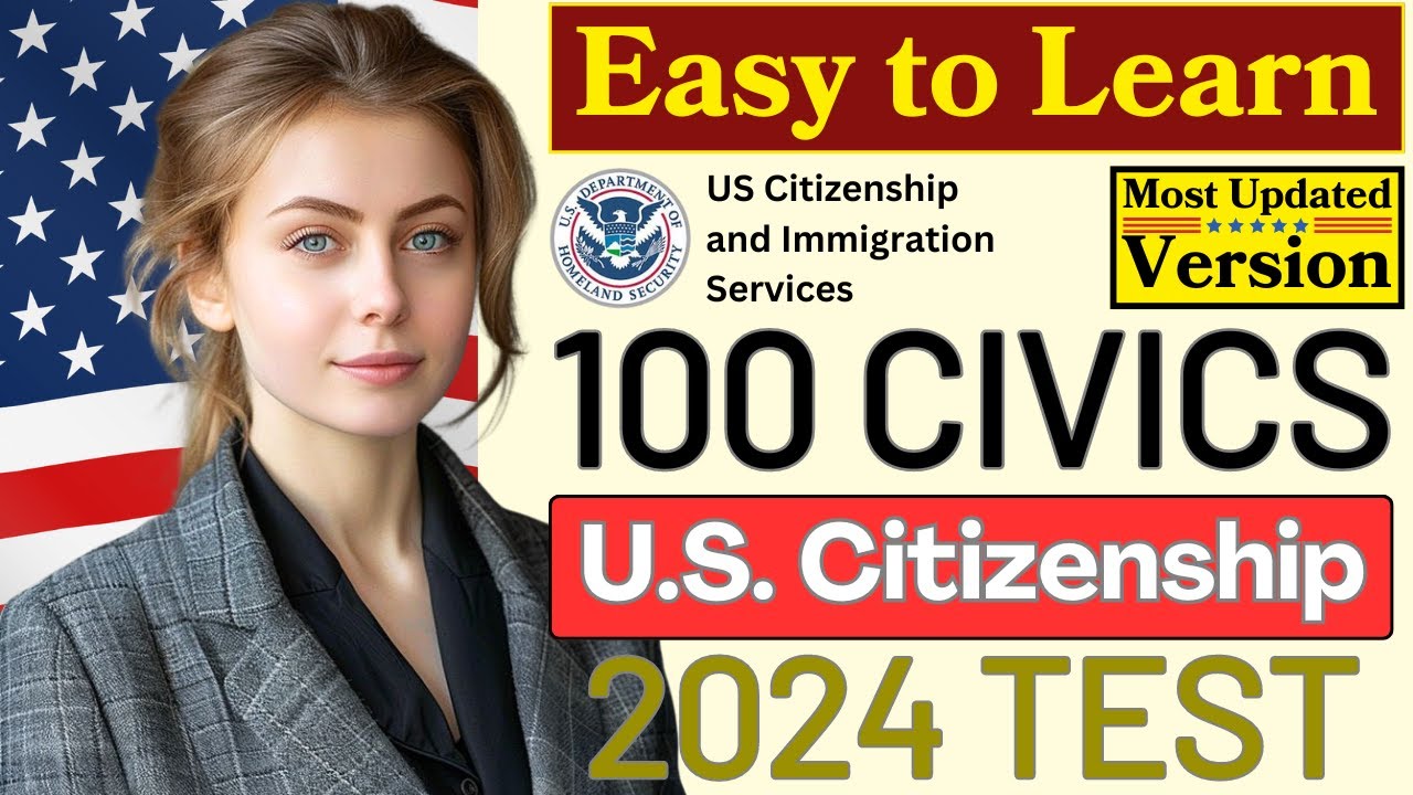 100 Civics Questions and Answers, US Citizenship Interview 2024 # ...