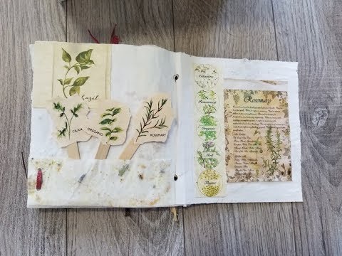 Spice Cupboard Journal Page Ideas - YouTube