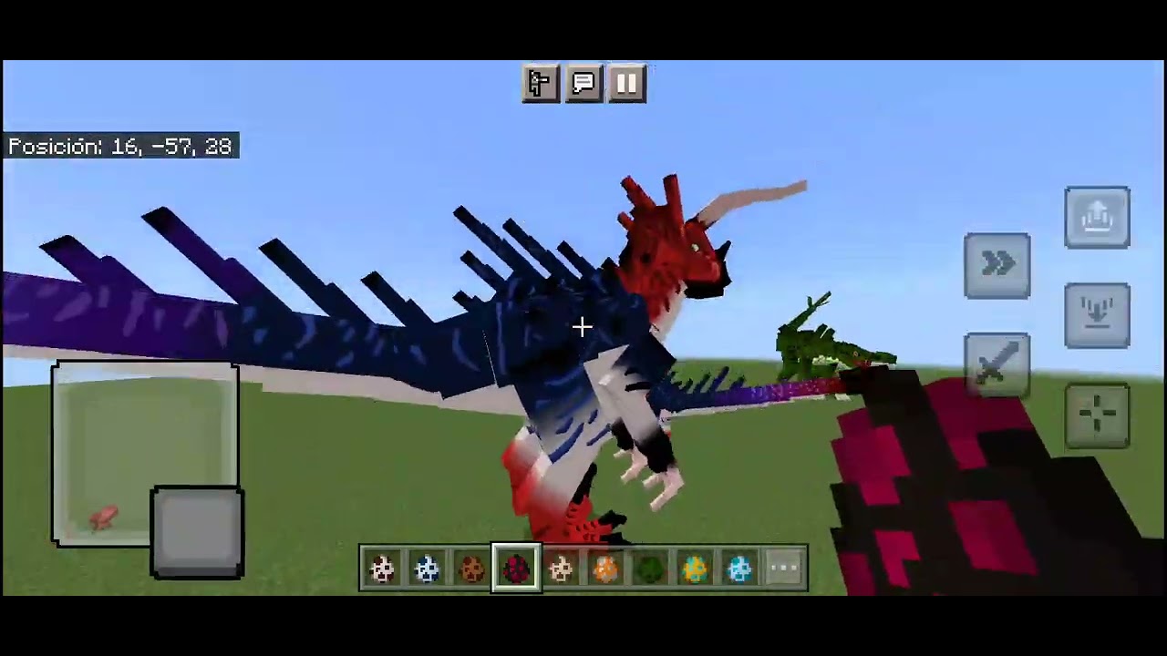 Minecraft pero con más dinosaurios y dinosaurios hibridos - YouTube