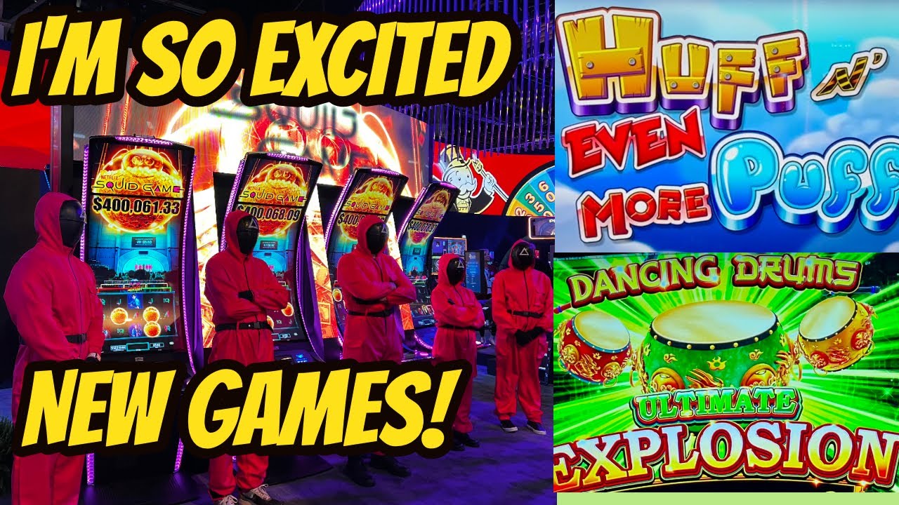 New SQUID Game-HUFF N EVEN MORE PUFF! G2e LIGHT AND WONDER - YouTube