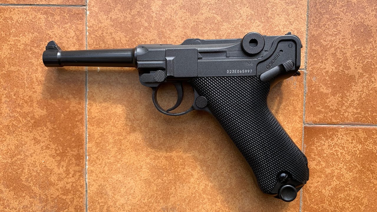 Prezentare Luger P08 CO2 - YouTube