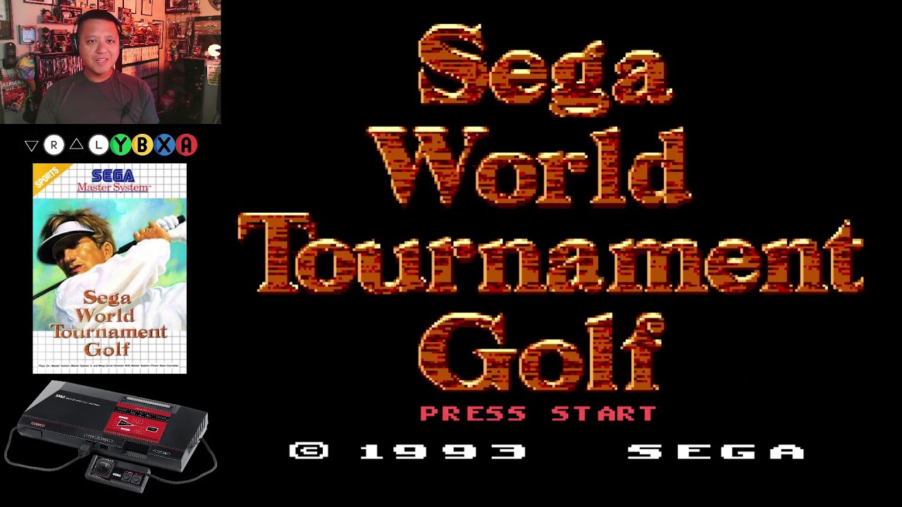 10MG Plays Sega World Tournament Golf on Sega Master System - YouTube