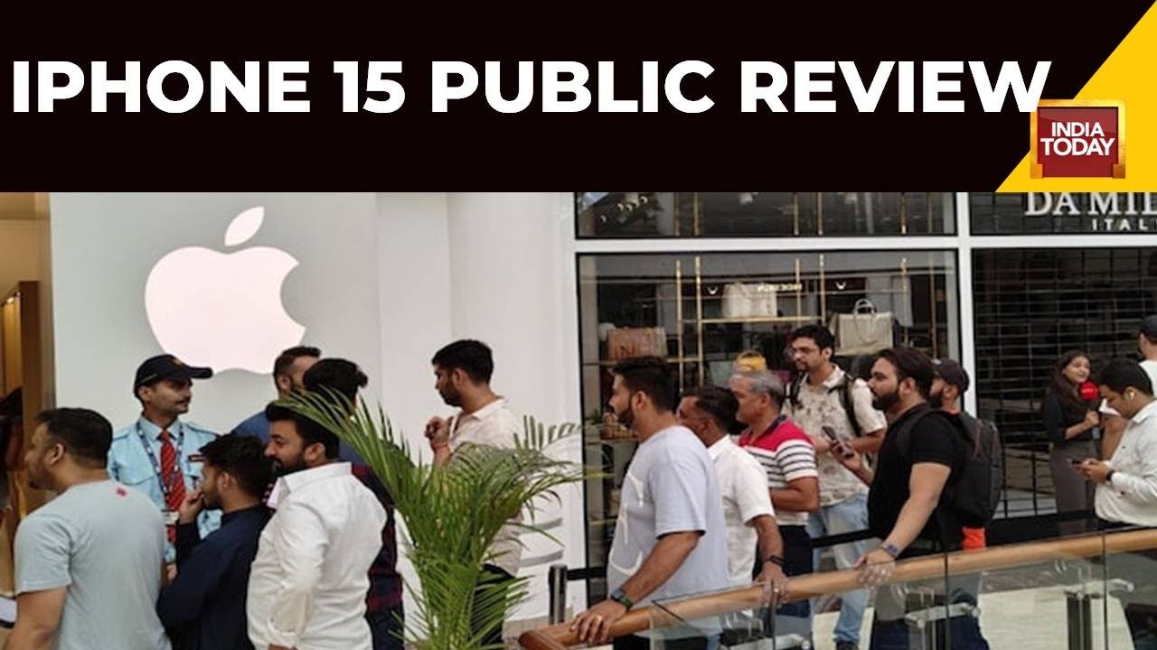 As iphone 15 Goes On Sale, People Queue Up And Wait For Hours Outside 2 ...