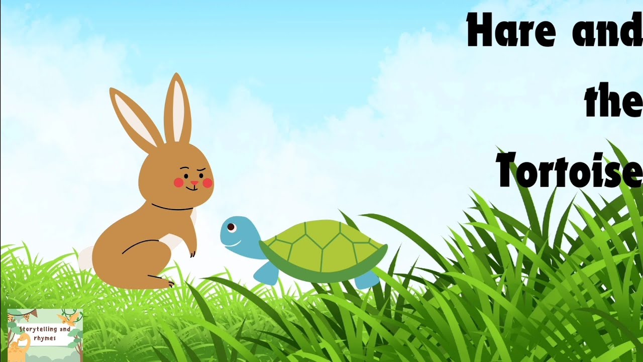 Hare and the Tortoise | English story for kids - YouTube