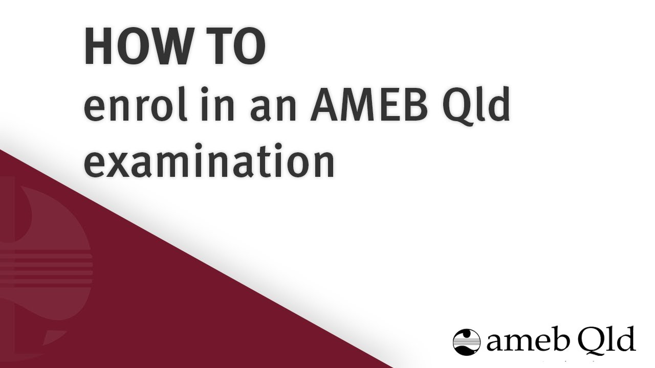 How to purchase an AMEB Qld examination - YouTube