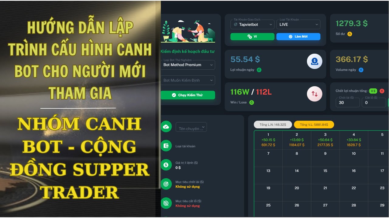 BOT TRADE BO : HƯỚNG DẪN LẬP TRÌNH BOT TỰ VỀ BỜ CÙNG ST SUPPER TRADE ...
