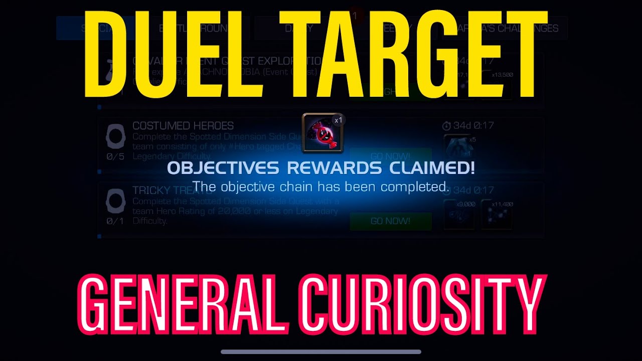 General Curiosity Duel Target | Marvel Contest Of Champions - YouTube