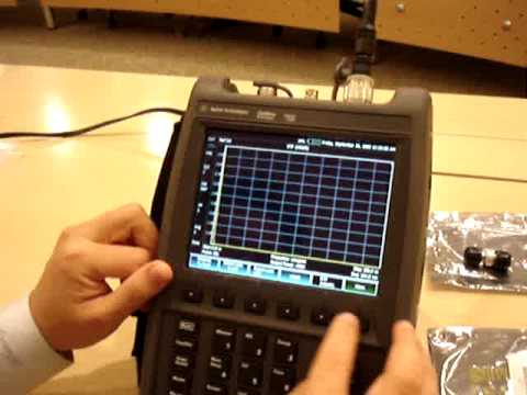 Agilent Handheld N9912A FieldFox RF Analyzer_Michael-Kenny_5m54s.MPG ...