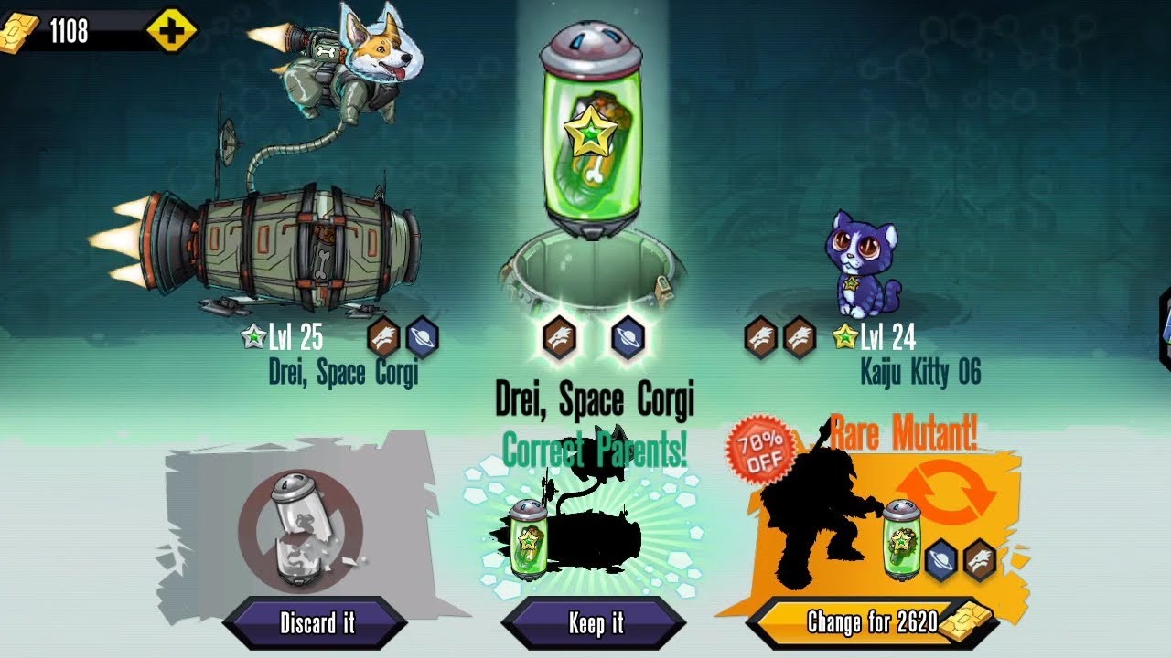 Correct Parents Drei, Space Corgi [ Breeding Gold Mutant ] - Mutant ...