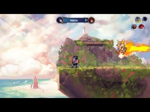 Brawlhalla Tezca Combo - YouTube