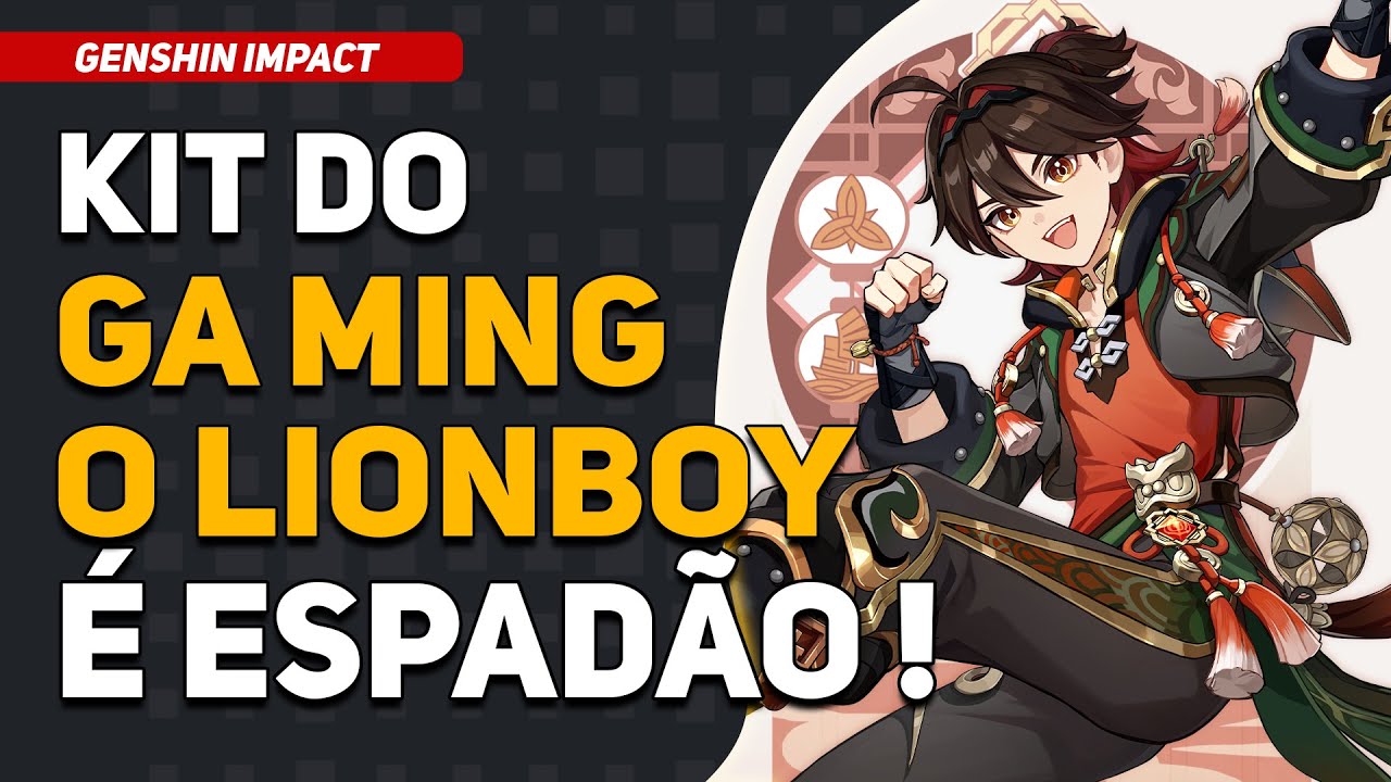 🦁KIT COMPLETO DO GA MING 🦁| GENSHIN IMPACT - YouTube