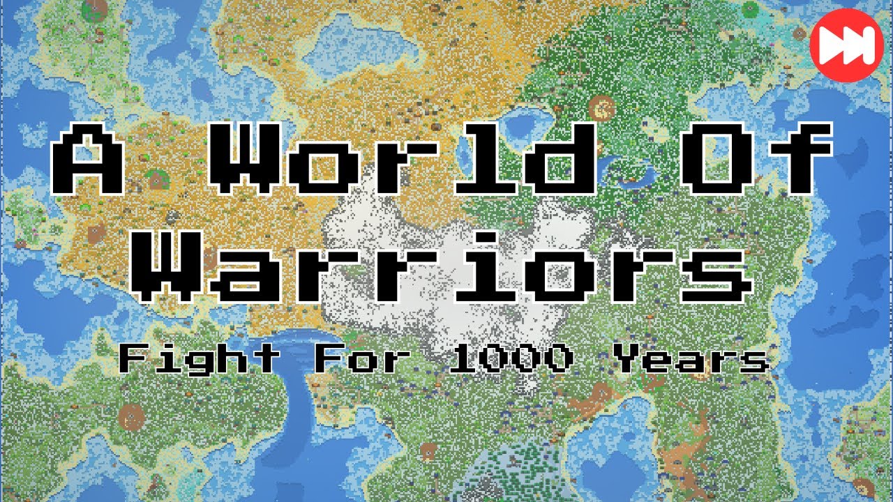 A World Of Warriors Fight For 1000 Years | WorldBox Timelapse - YouTube
