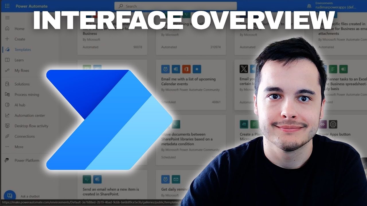 Navigating the Power Automate Interface: Beginner’s Guide - YouTube