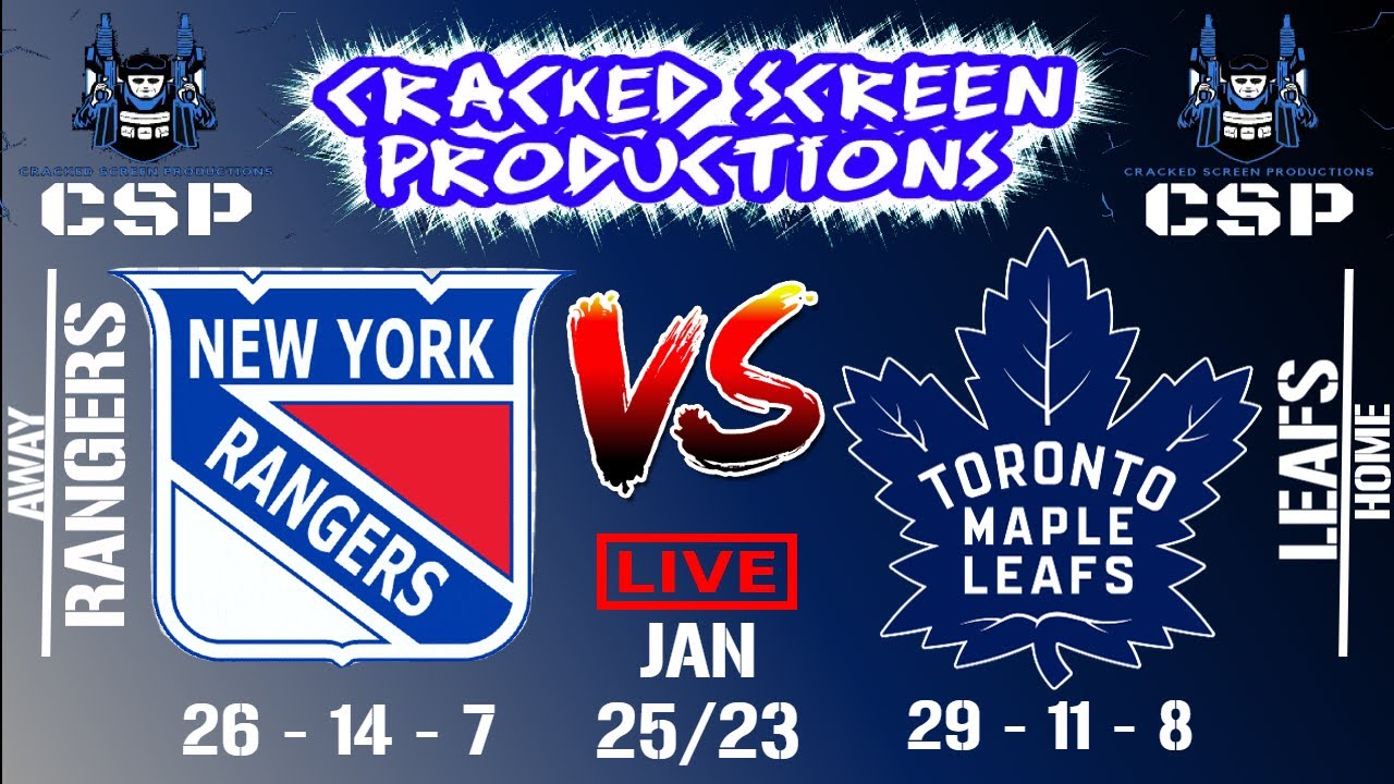 🔴NHL LIVE🔴New York Rangers @ Toronto Maple Leafs Jan/25/23 Full Game ...