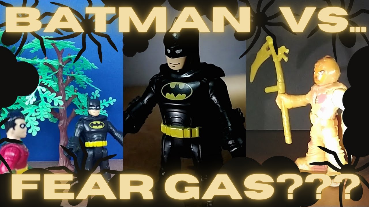 Batman vs Scarecrow and his Fear Gas!!! - YouTube
