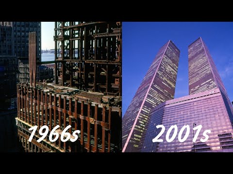 Evolution of the World Trade Center (WTC) 1966s-2001s - YouTube