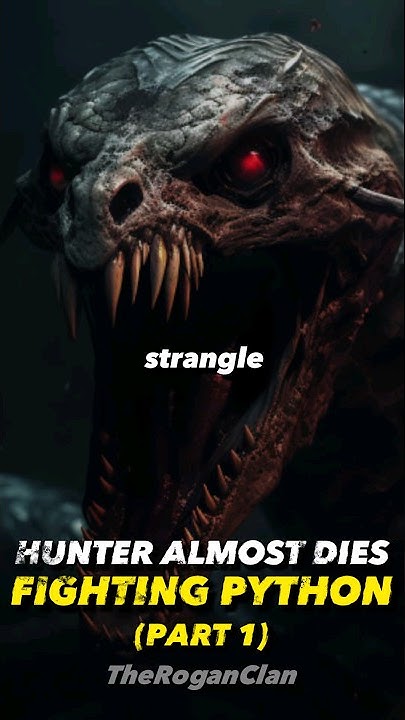 Hunter Almost Dies Fight Python! #scary #storytime #joerogan - YouTube