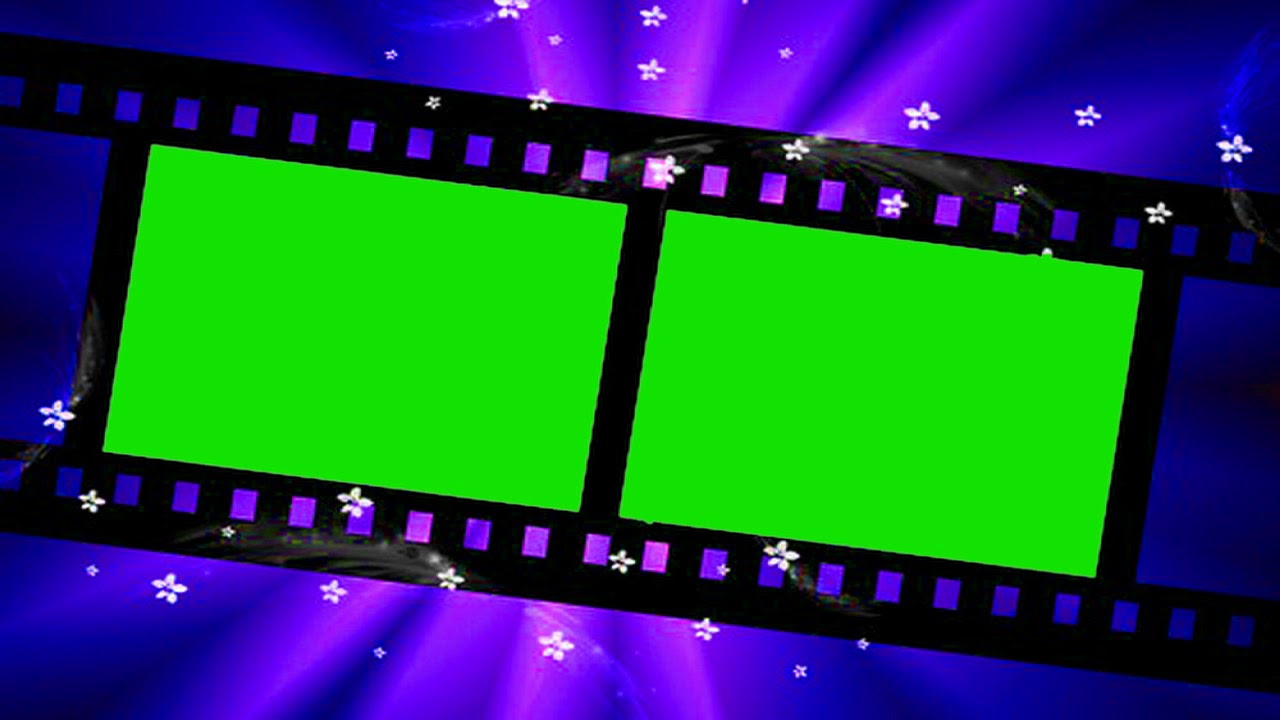 FILMSTRIP FRAME GREEN SCREEN EFFECT - YouTube