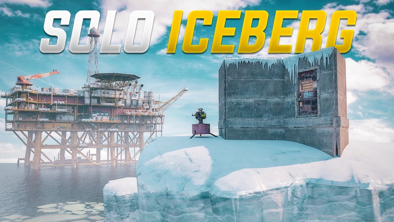 I Build a Solo's Safe Haven on an Iceberg - Rust Solo Official - YouTube